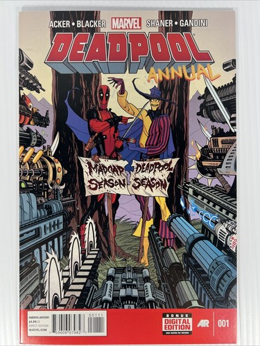 Deadpool Annual #1 Vol. 4 Madcapped! Marvel Comics 2013 Ben Acker VF/NM | eBay