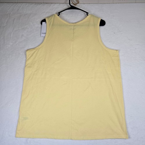 Goodfellow Target Tank Top Mens Pale Yellow shirt Large 0513 | eBay