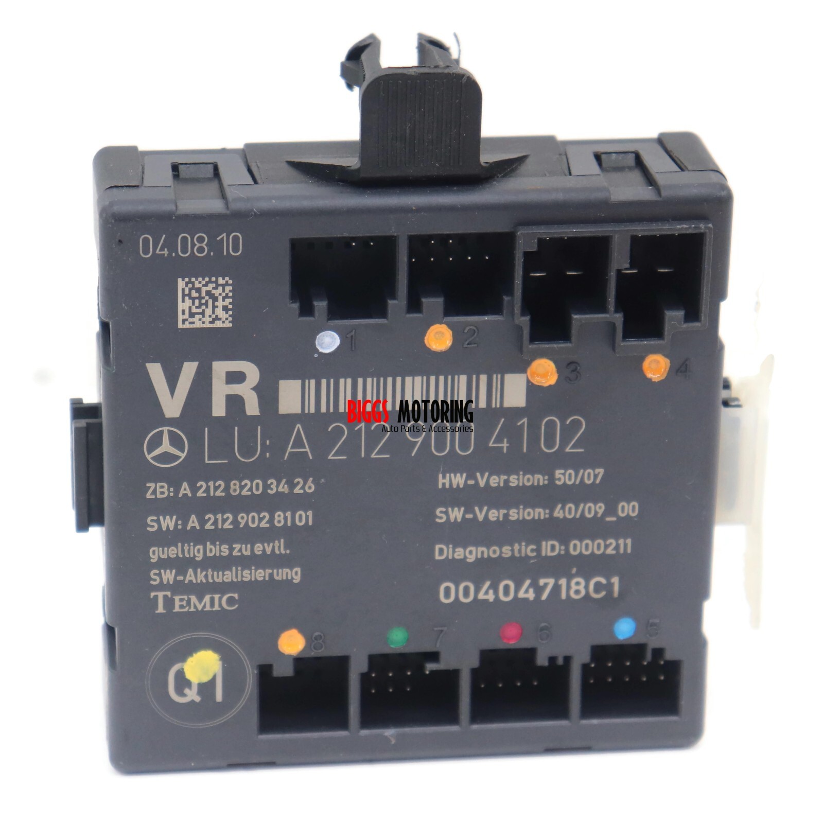 2008-2016 Mercedes Benz W204 C300 Rear Right Side Door Module A 212 900 ...