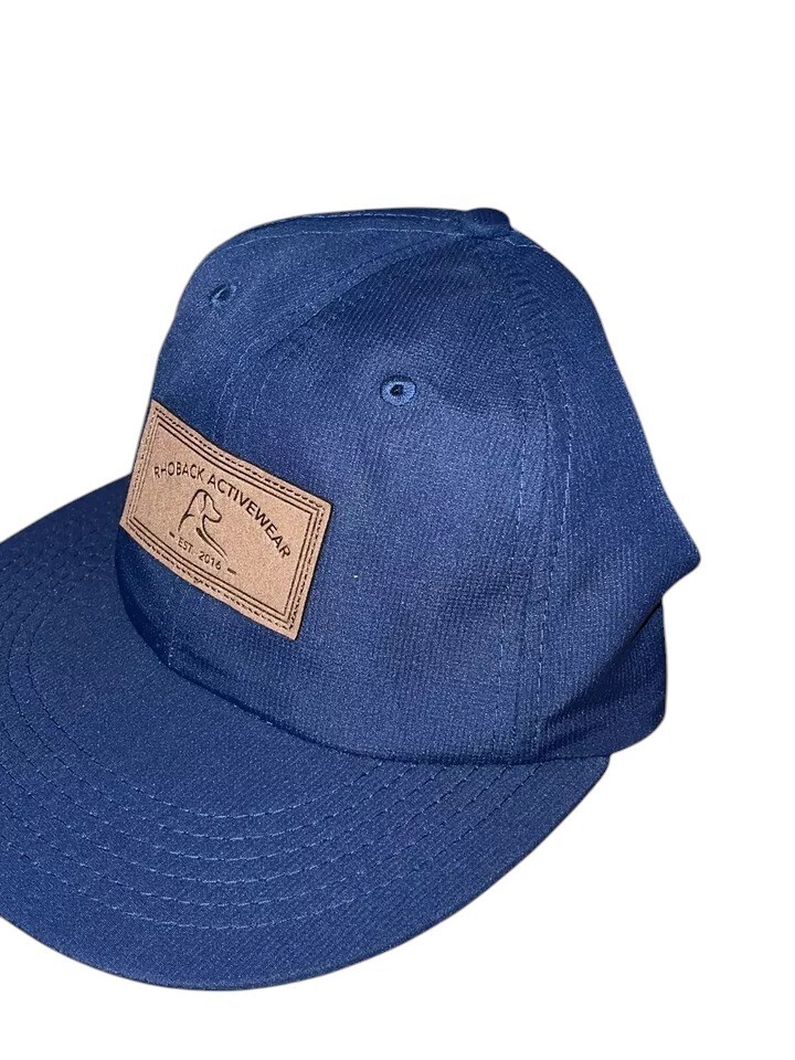 Rhoback Poly Hat Cap Blue Adjustable Lightweight Golf Hat One Size | eBay