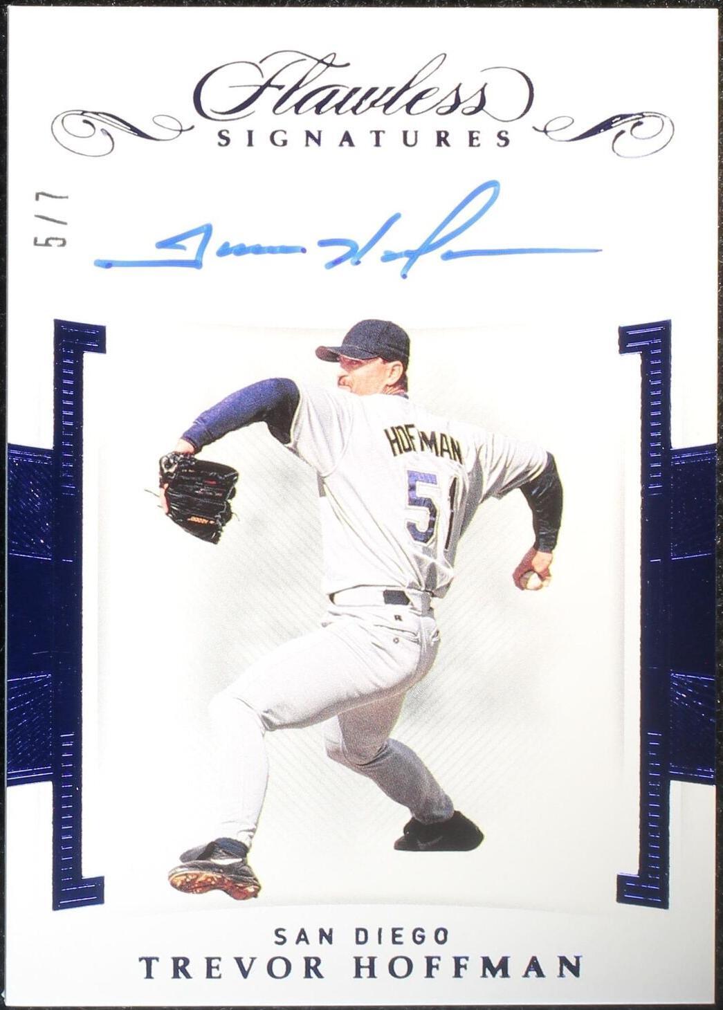 2020 Panini Flawless - Flawless Signatures Trevor Hoffman #FS-TH ...