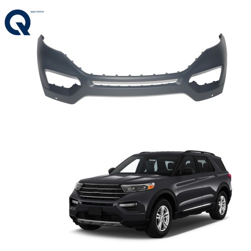 Front Bumper Cover Primed For 2020 2021 Ford Explorer With Park Sensor ...
