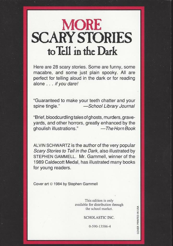 More Scary Stories to Tell in the Dark 28 Folklore Retold by Alvin ...