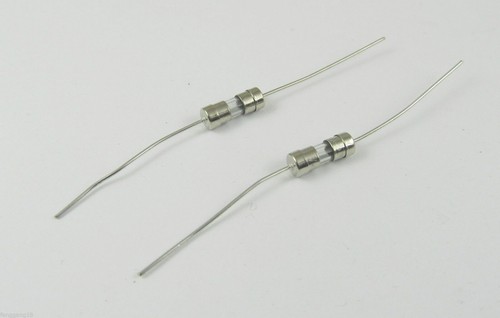 10pcs Glass Tube Fuse Axial Leads 3.6 x 10mm 2A 2Amps F2A Fast Quick ...