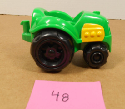 Fisher Price Little People Green Tractor Farm Vehicle P48 | eBay
