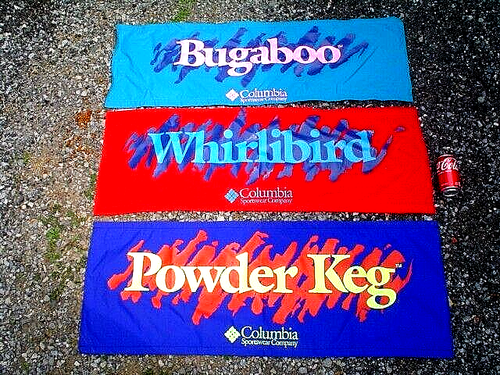 VTG 1990s COLUMBIA SPORTSWEAR BUGABOO,WHIRLIBIRD,POWDER KEG NYLON STORE ...