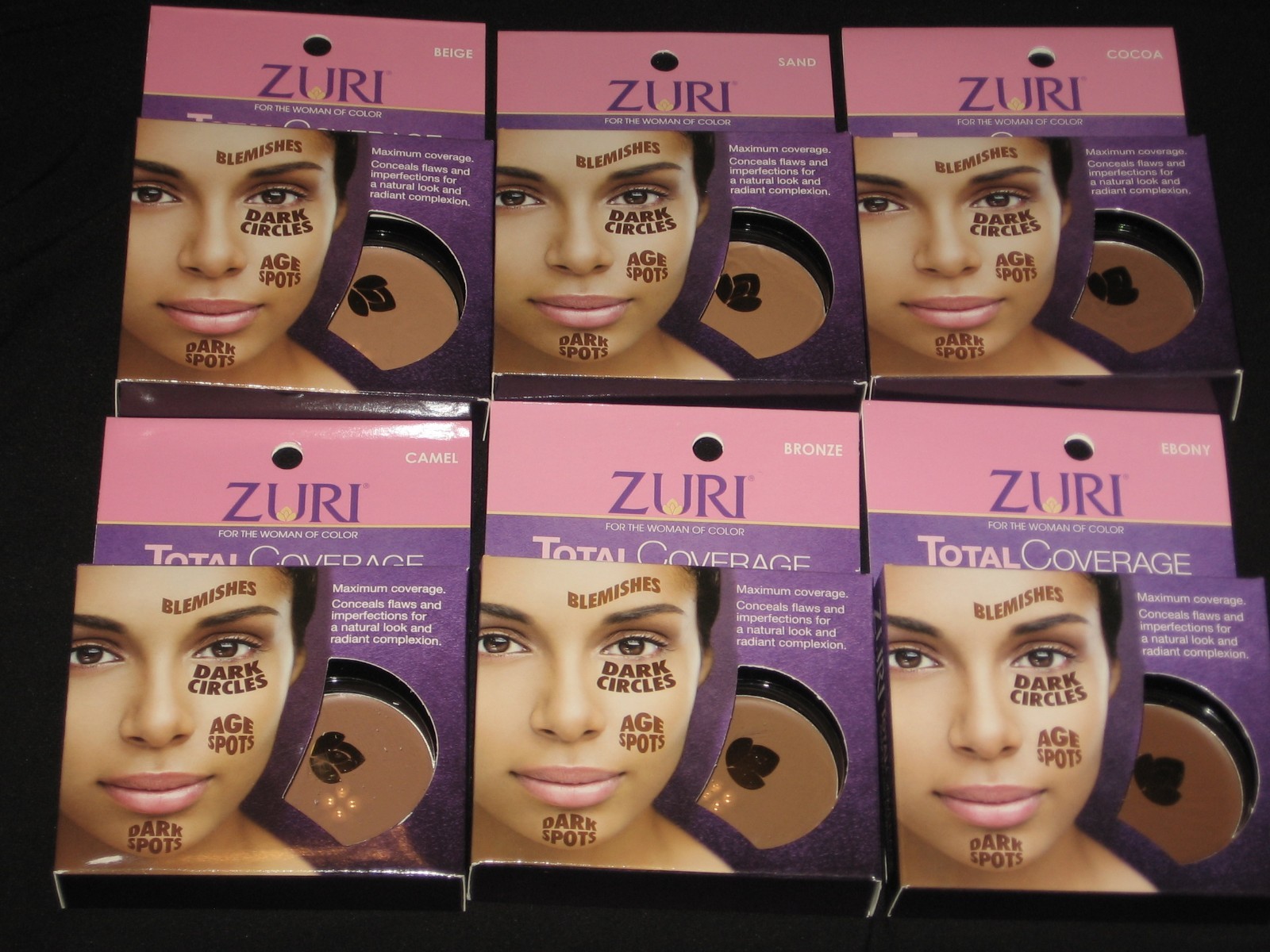 Zuri Total Coverage Concealing Foundation 0.14 oz/4g *Pick Any Shade ...