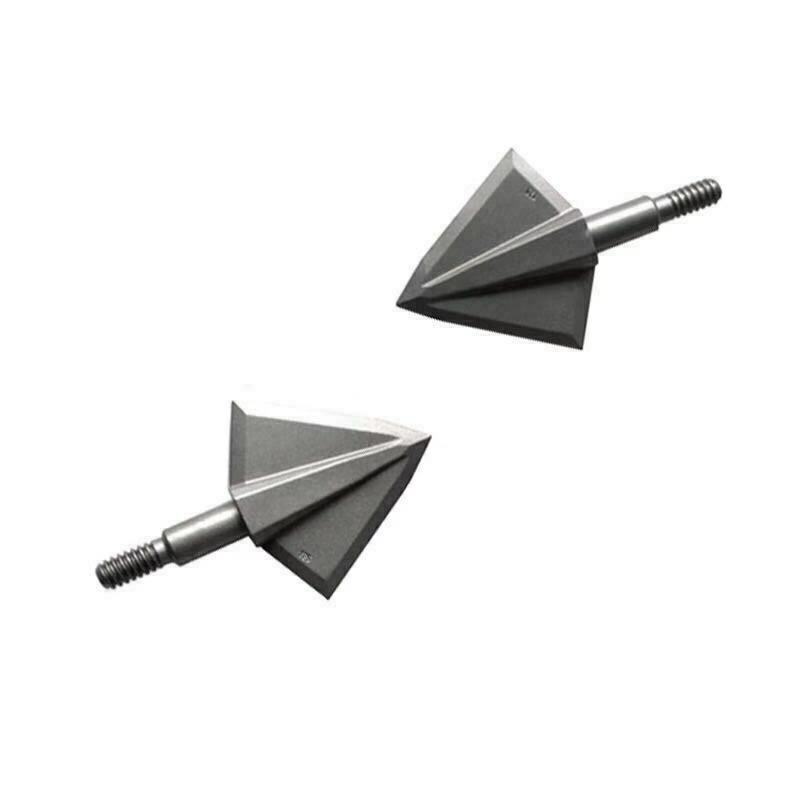 Lot 125/150 Grain Cut 1.1" Unibody Broadheads 2 Fixed Solid Blade ...
