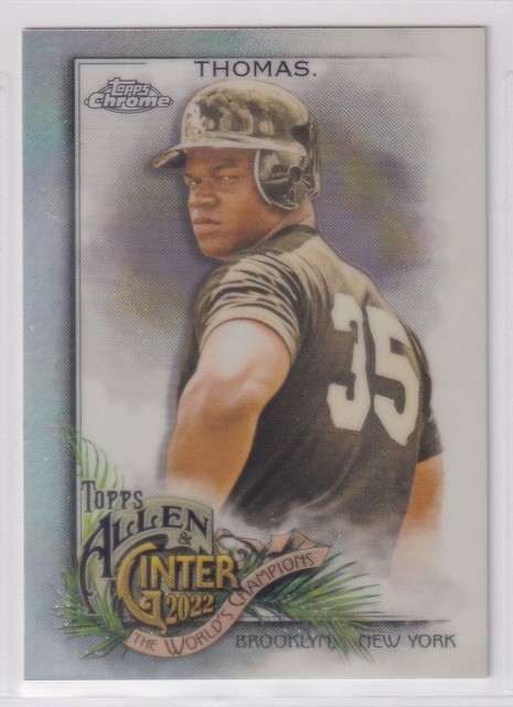 2022 Topps Allen & Ginter's Chrome - Refractor #9 Frank Thomas for sale ...