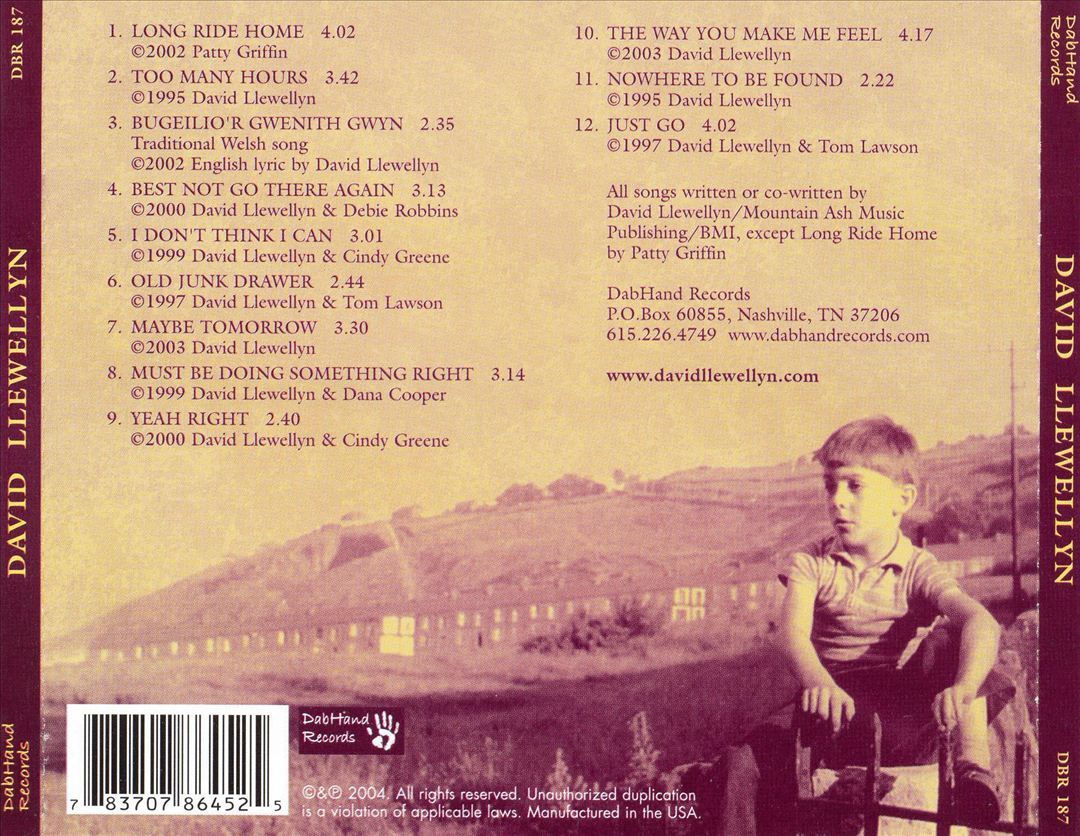 DAVID LLEWELLYN - DAVID LLEWELLYN NEW CD 783707864525| eBay