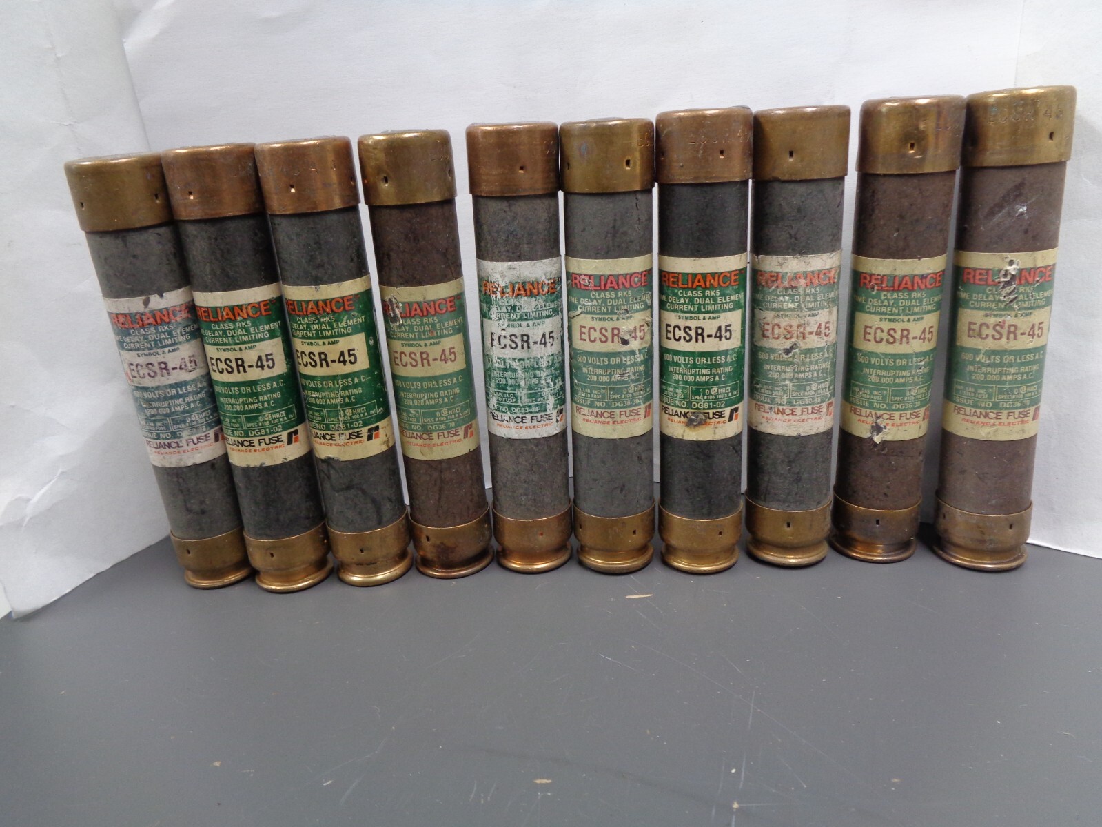 Nice Lot Reliance ECSR 45 Amp Fuses FRS-R-45 Class RK5 600V | eBay