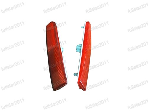 Pair Rear Bumper Reflex Light Reflectors Lamp Red Lens For Mitsubishi ASX | eBay