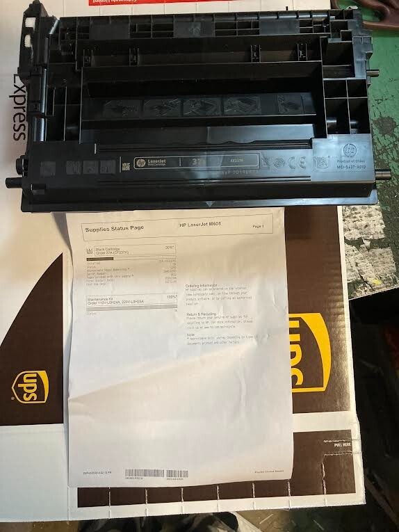 Genuine HP LaserJet M607 M608 M609 MFP M631 MFP M632 MFP 633 CF237A HP ...