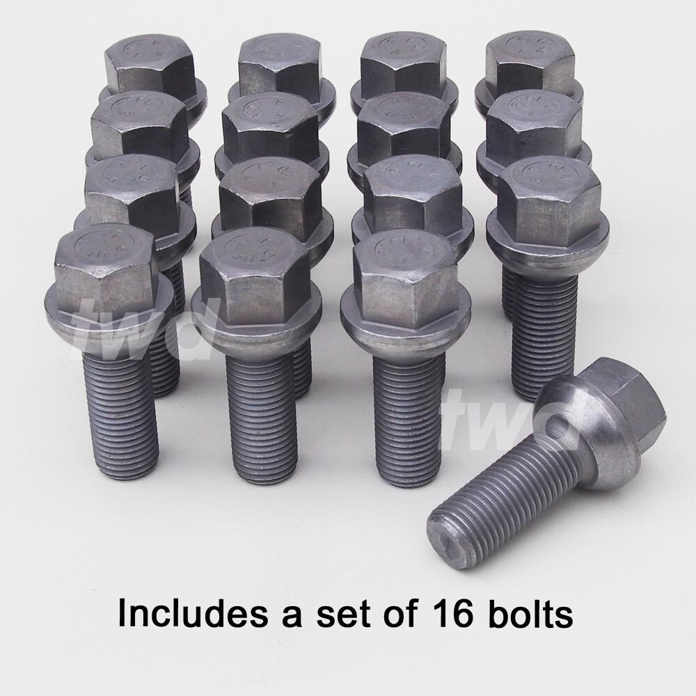 16 x ALLOY WHEEL BOLTS - MERCEDES BENZ SPRINTER (35MM LONG) LUG NUT ...