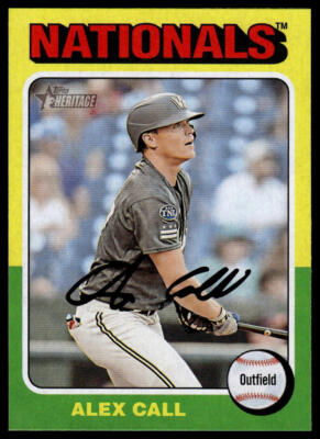 2024 Topps Heritage Alex Call #113 | eBay