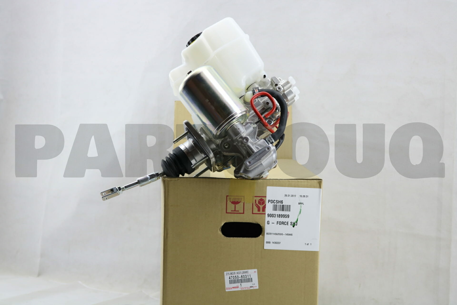4705060311 Genuine Toyota BRAKE BOOSTER ASSY, W/MASTER CYLINDER 47050 ...