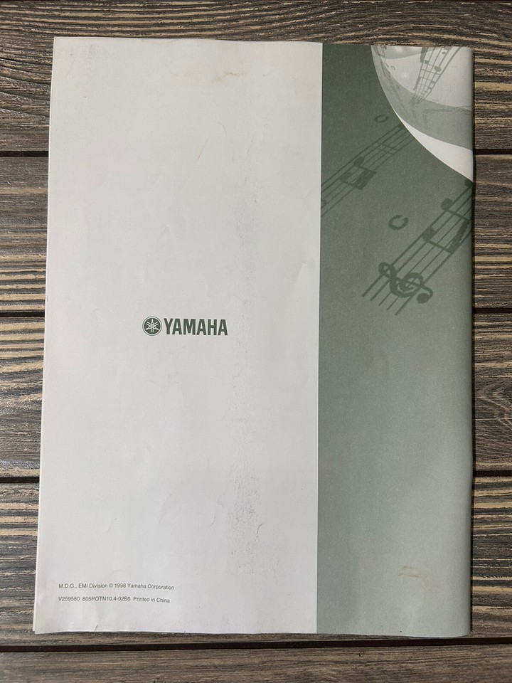 Yamaha Song Book for PSR-79 PSR-195 Song Book | eBay