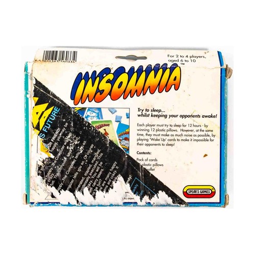 Spear's Games Card Game Insomnia Box Fair/VG+ | eBay