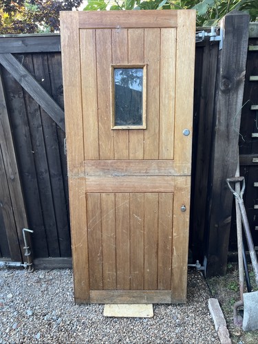 Handmade Mortice And Tenon Solid Hardwood Oak Stable Door. | eBay UK