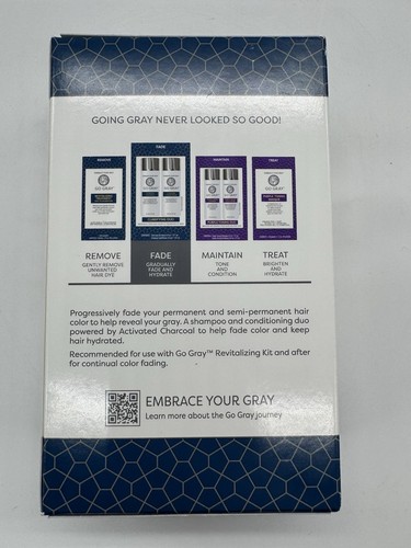Go Gray - Fade - Clarifying Duo Shampoo & Conditioner With Activated ...