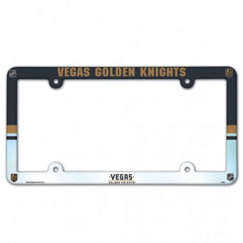 Las Vegas Golden Knights Full Color Plastic License Plate Frame ...