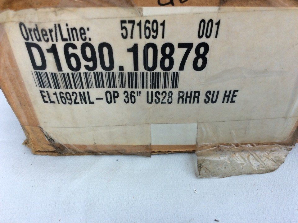 EL1692NL-OP 36IN US28 Falcon Exit Device RHR SU HE D1690 10878 | eBay