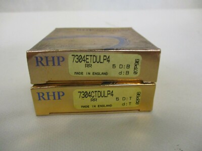 NEW SET OF 2 RHP 7304ETDULP4 SUPER PRECISION BEARING | eBay