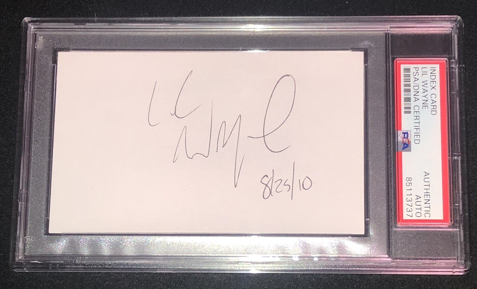 Lil Wayne Signed Autograph Cut PSA/DNA Slabbed Rapper Weezy Tha Carter ...
