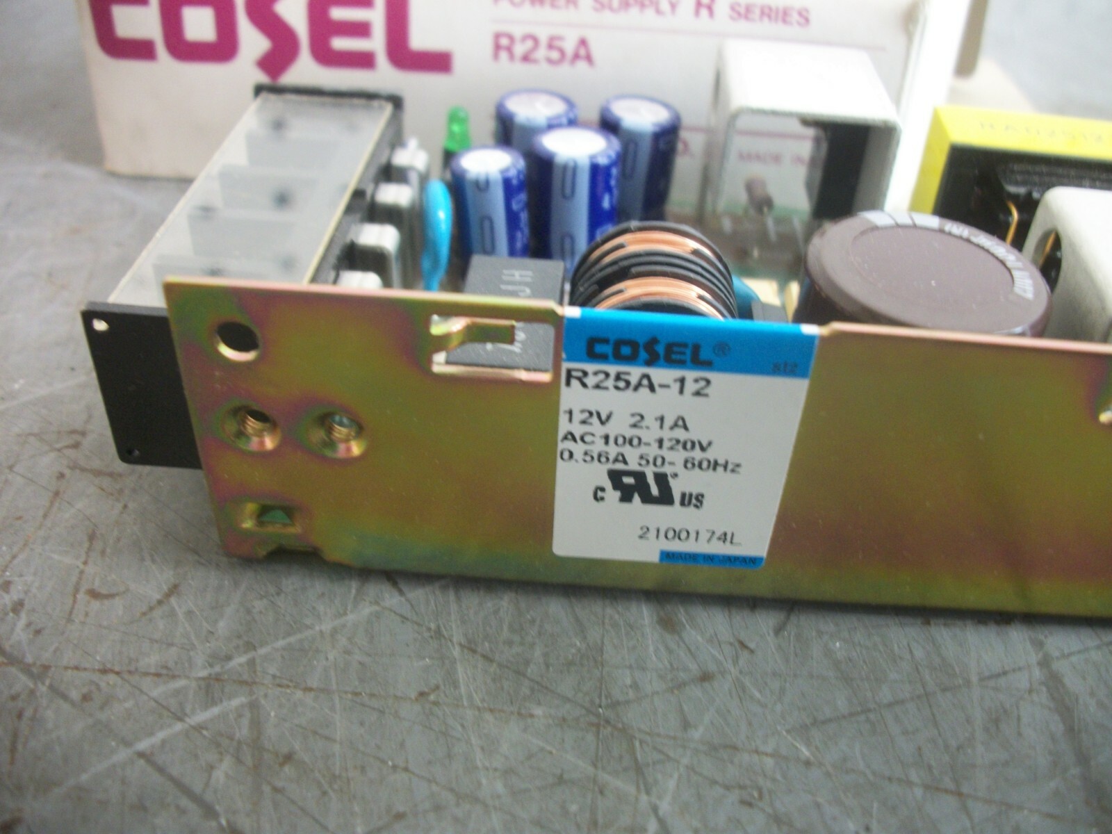 COSEL R25A POWER SUPPLY R25A-12 12VOLT 2.1AMP NIB | eBay