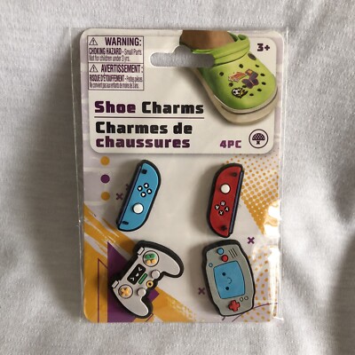 Croc Charms - Video Game / Nintendo Themed - 4pc Set | eBay