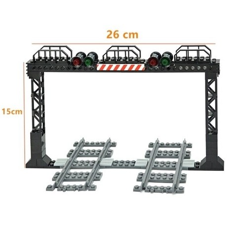 Uphill Track 7996 City Rail for Lego Kit Train Building Blocks Sets DIY ...