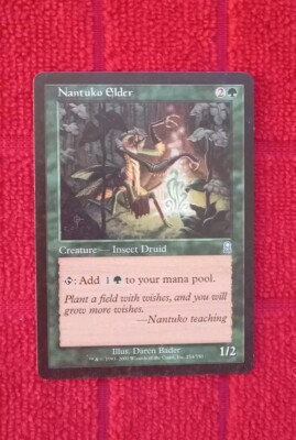 Nantuko Elder (Odyssey) LP-EX mtg Magic Insect Mana Ramp Free Shipping ...