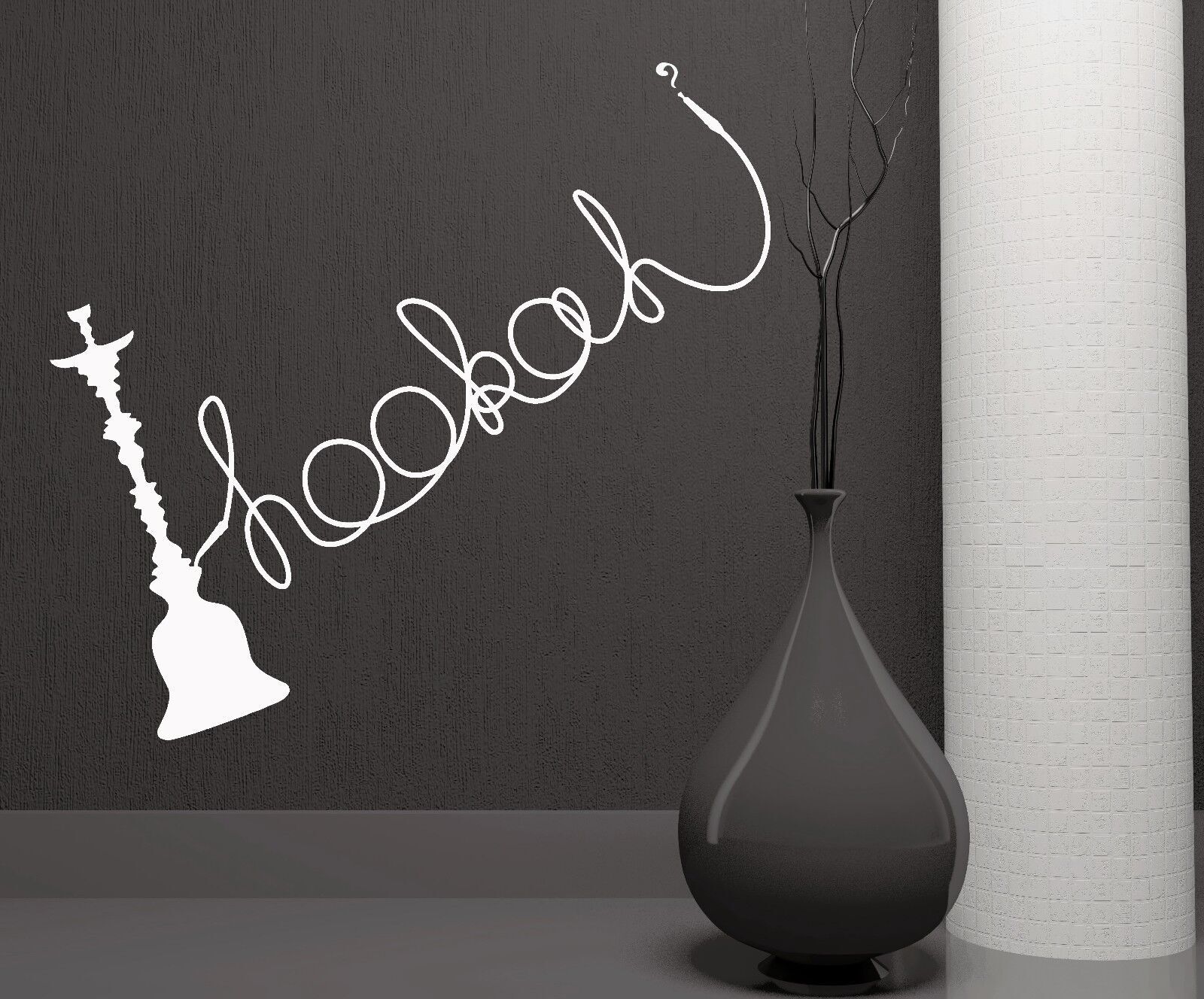 Wall Stickers Shisha Hookah Smoking Smoke Arabic Bar Weed Vinyl Decal ...