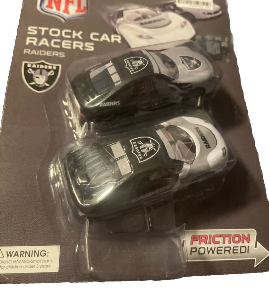 NFL - 2 Pack RAIDERS Stock Car Racers - Friction Powered - 888255223746 ...