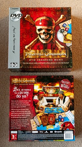 Pirates of the Caribbean DVD Treasure Hunt game - open box, nice ...