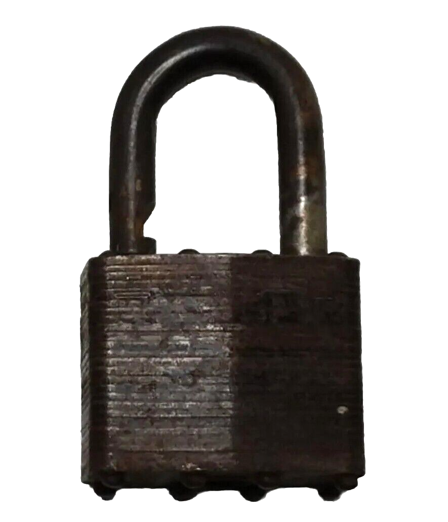 Vtg 5 Padlocks: (2) Master Lock, Power Lever, Yale & Towne, Corbin - No ...