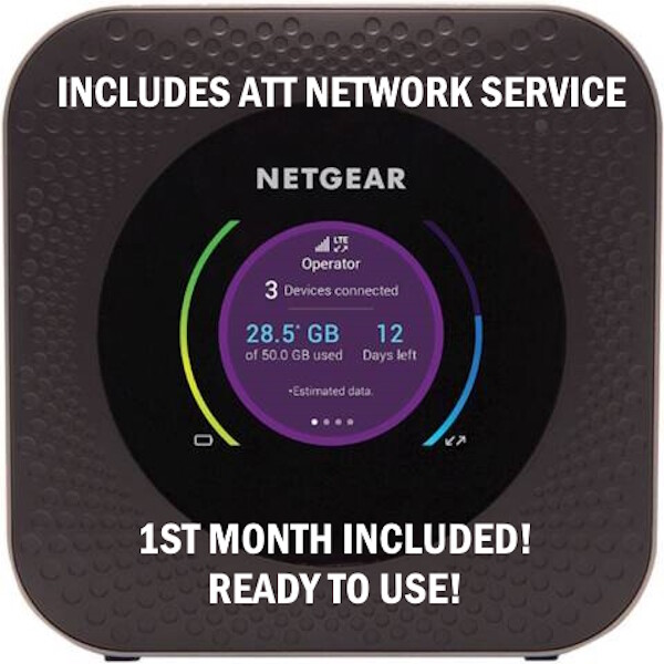 NETGEAR MR1100 HOTSPOT ROUTER INCLUDES TRIAL MONTH!! UNLIMITED DATA! | eBay