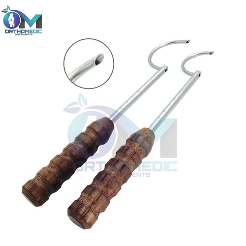 Bone Hook Retractor Wooden Handle Knee Raiser Hip Orthopedic Surgical ...