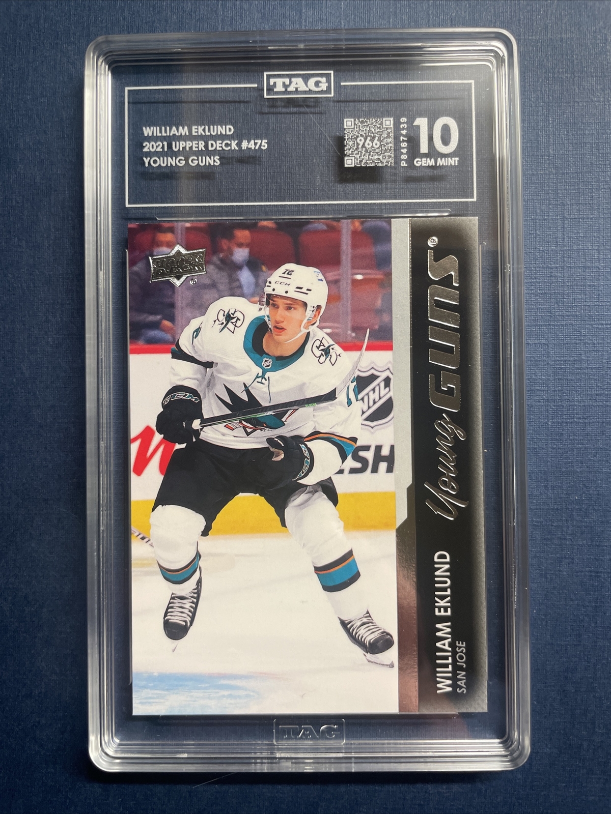 2021-22 Upper Deck Series 2 - Young Guns #475 William Eklund (RC) for ...