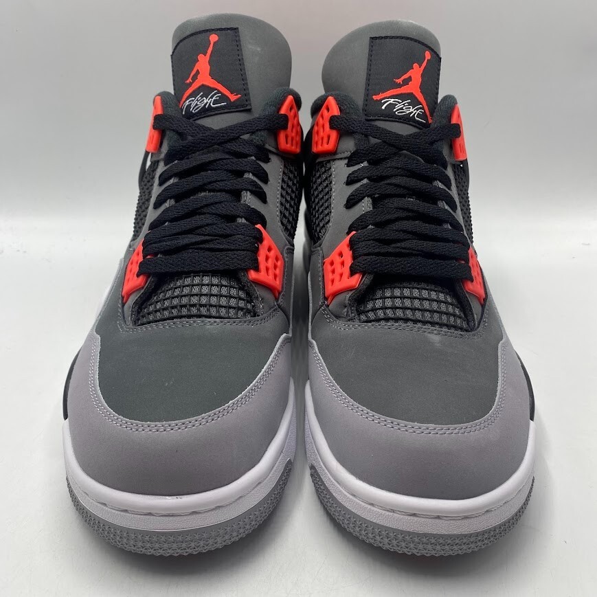 Nike Air Jordan 4 Infrared 23 DH6927-061 Black Gray Infrared Men's Size ...