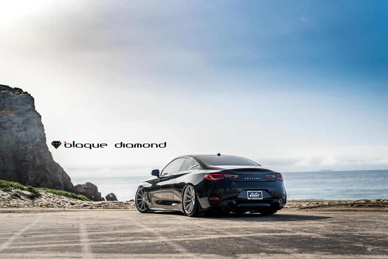 BLAQUE DIAMOND 24" BD11 CONCAVE SILVER WHEELS RIMS FITS INFINITI FX35 ...