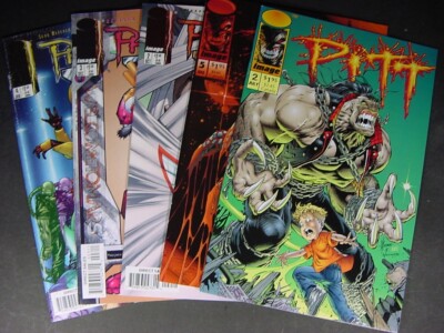 PITT #2, 5, PHANTOM GUARD #2, 3, 4 IMAGE COMICS Mostly Very Fine to ...