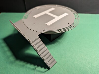 S 1:64 scale heli pad helicopter landing pad w 4x red blinking LEDs | eBay