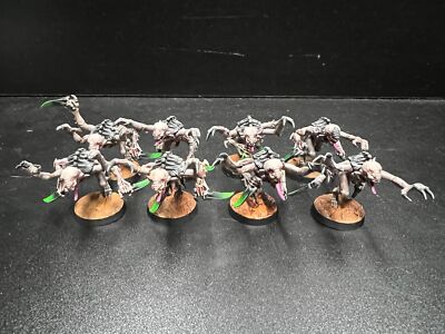 Warhammer 40K Tyranids old genestealers 8 models well painted | eBay