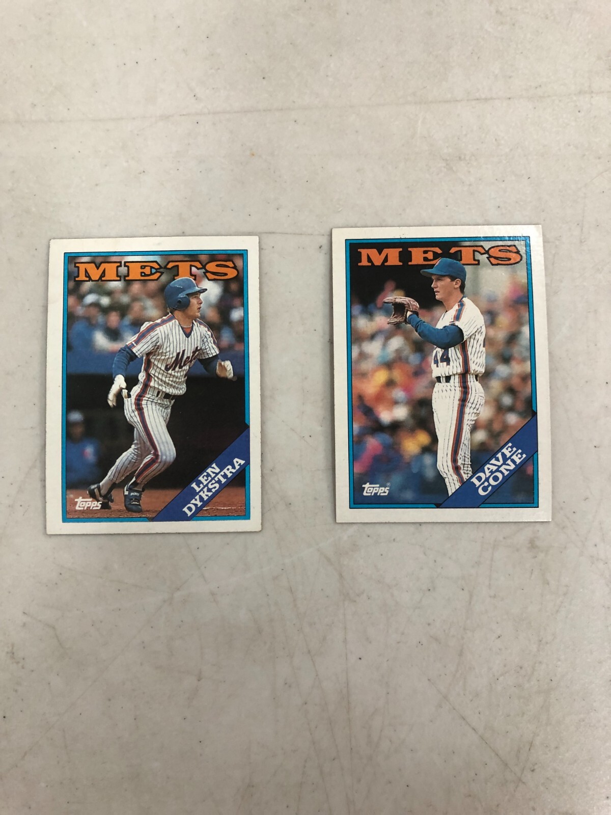 Vintage Lot of 2 Topps 1988 New York Mets Baseball Trading Cards | eBay