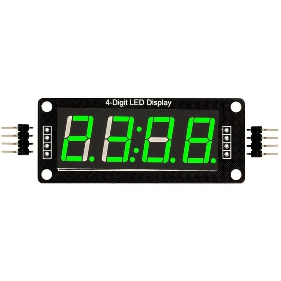 For TM1637 4 Digit 7 Segment LED Display Clock Module for Electronics ...