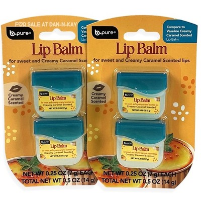 2 Pack B Pure Lip Balm Creamy Caramel For Sweet And Creamy Caramel ...