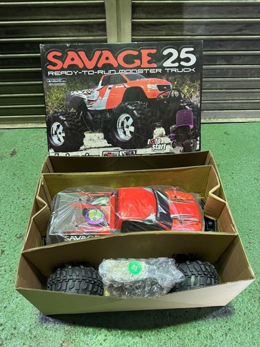 HPI Radio Control Car SAVAGE 25 Monster Truck W/BOX F/S FEDEX from ...