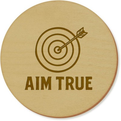 'Aim True Target With Arrow And Slogan' Coaster Sets (CR057727) | eBay
