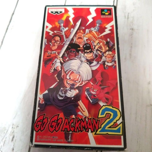 Go Go Ackman 2 SNES Action Game Japan Used,box damage,working Japan P5 ...